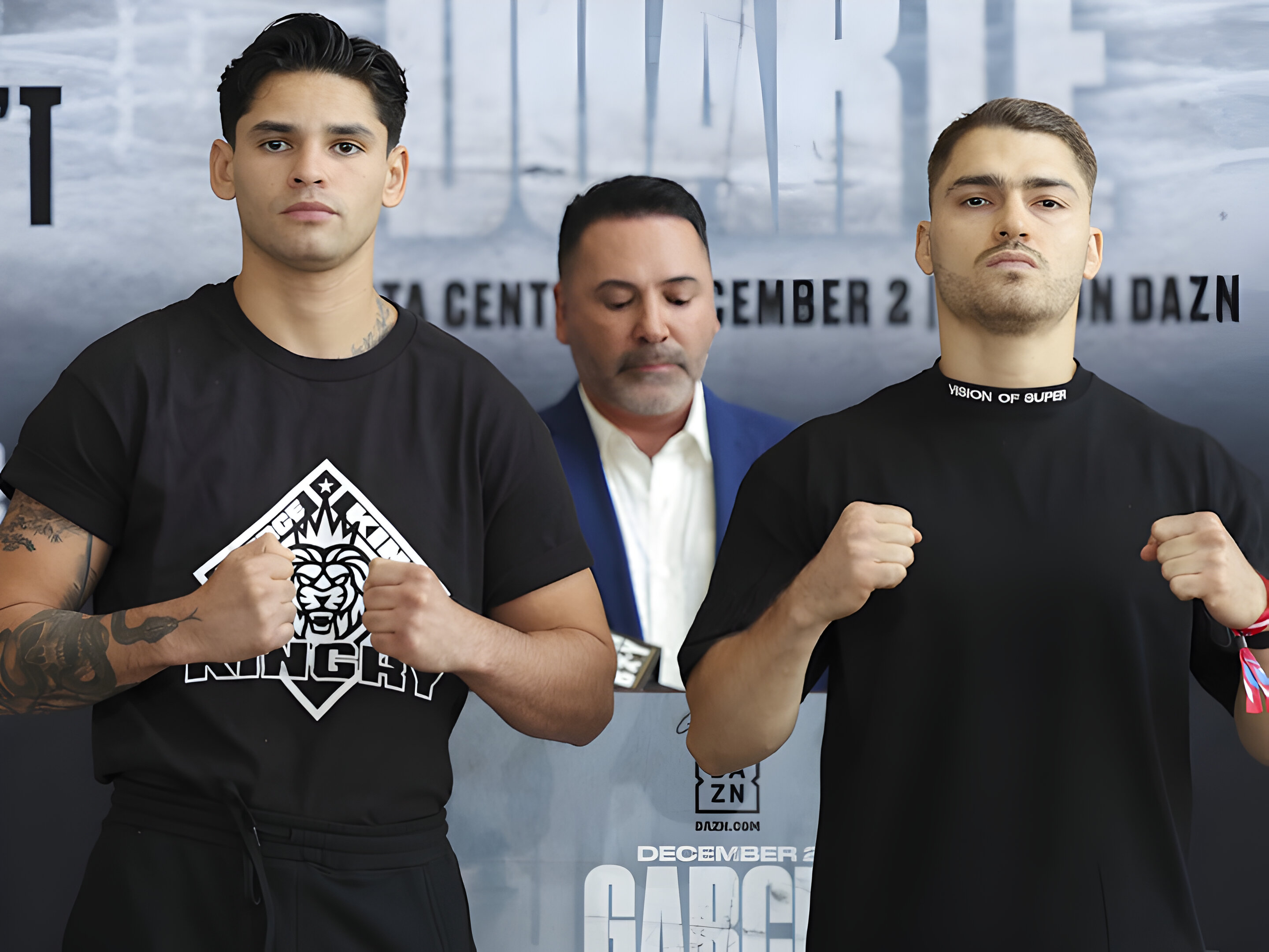 Ryan Garcia and Duarte Face Off for the First Time (Photos)